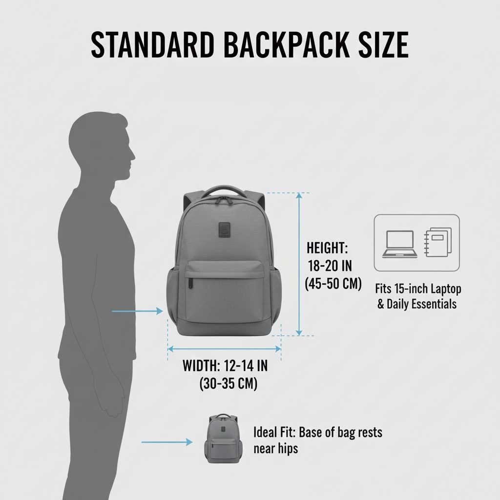 Standard Backpack Size Guide for Everyday Use