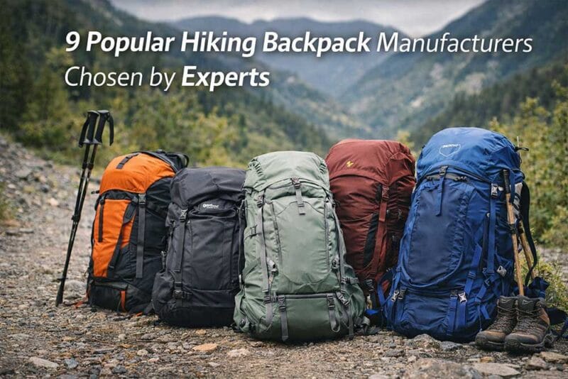 9 Popular Hiking Backpack Manufacturers Chosen by Experts