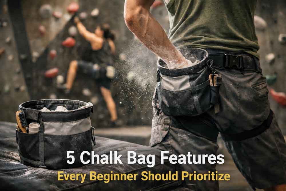 5 Chalk Bag Features Every Beginner Should Prioritize
